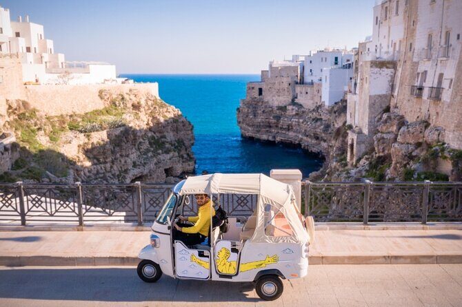 Polignano Coast with Private Tuk Tuk Tour and View of the Caves - Authentic Local Knowledge and Reviews