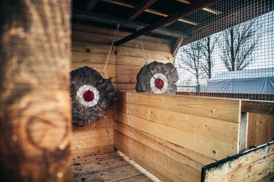 Prague: Axe Throwing Experience with Barbecue and Beer - What to Expect at the Venue