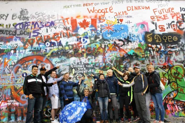 Prague Castle and Charles Bridge Private Walking Tour - Visiting John Lennon’s Wall