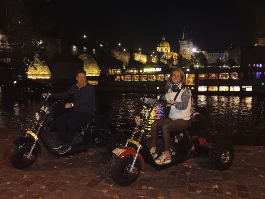 Prague City sightseeing in Night Trike Tour - Itinerary Breakdown: What to Expect at Each Stop