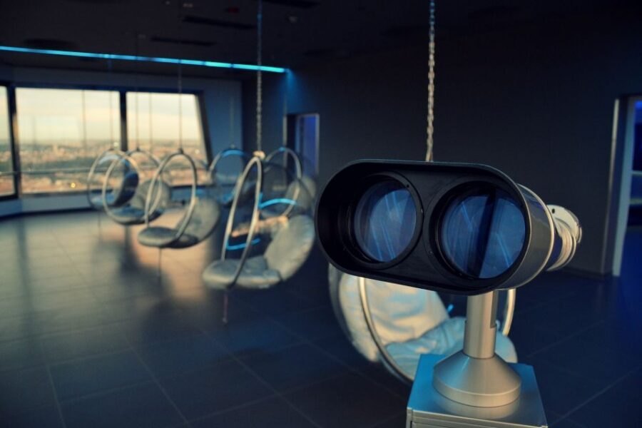 Prague TV Observatory Tower Audio Guide with Online Ticket - The Three Themed Capsules
