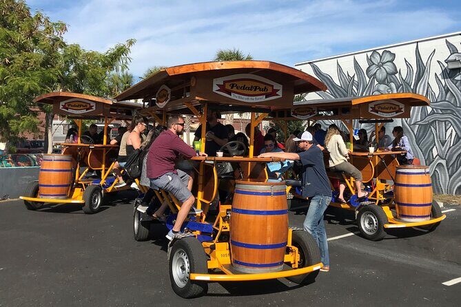 Private Bar Hopping Tour (for 8-15 people) on a Party Bike - Introducing the PedalPub St. Pete Experience