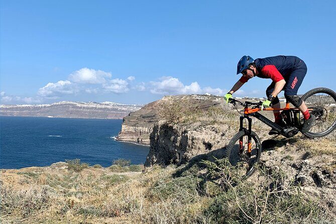 Private Electric Mountain Bike Experience and Tour in Santorini - Detailed Itinerary Breakdown