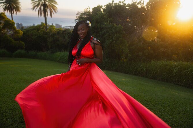 Private Flying Dress Photoshoot With A View - Scenic Locations and Personalization