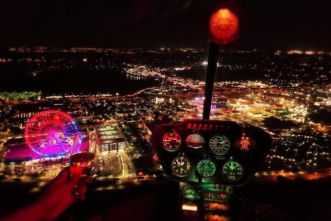 Private Helicopter After-hours Tour: Orlando Parks (31or48 miles) - A Close Look at the Itinerary