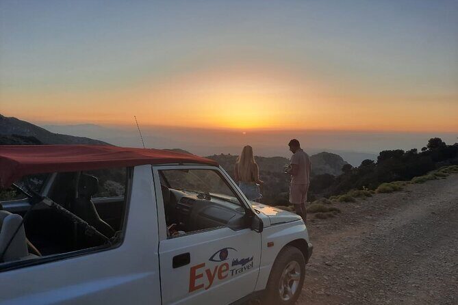 PRIVATE Jeep Safari 4x4 SUNSET with Dinner in Mountains CRETE - Why This Tour Is a Great Choice