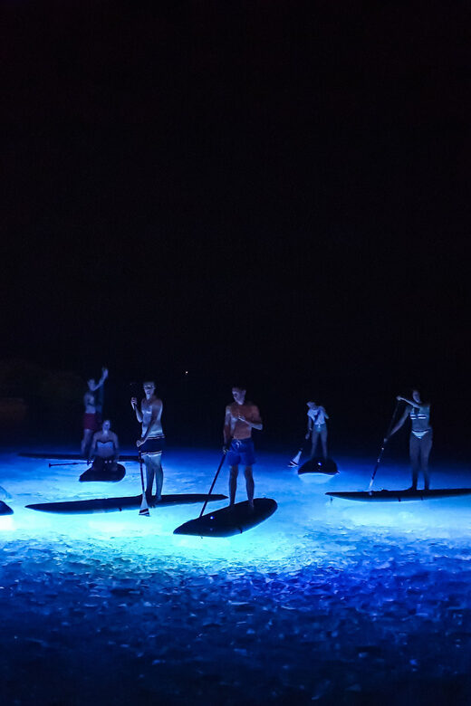 Pula: Night LED Stand-Up Paddle Board Tour - The Itinerary: What to Expect