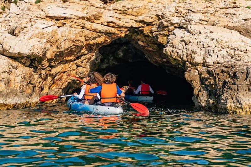 Pula: Three Island Kayak Tour with Cave Photo & Snorkeling - What’s Included & What’s Not