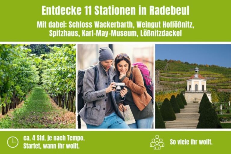 Radebeul: Scavenger Hunt Self Guided Tour - Itinerary Breakdown: What to Expect at Each Stop