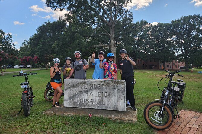 Raleigh Guided E-bike Tour: Ghosts, Mystery, Creepy History - Transportation and Group Size
