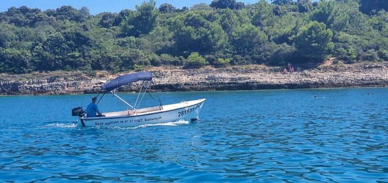 Rent a boat up to 6 person on Cape Kamenjak Nature Park - Overview of the Experience