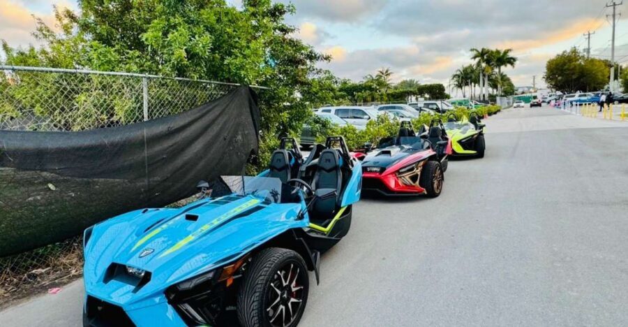 Rent a Polaris Slingshot in Miami  1 to 24 Hours - What to Expect During Your Rental