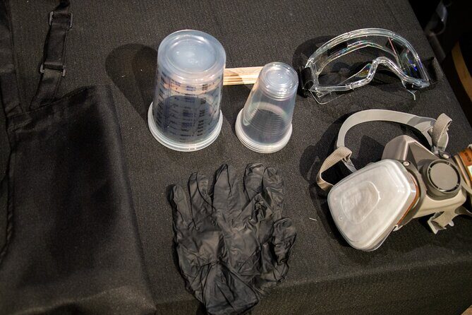 Resin Artwork in a Nolita Artist's Studio - What the Experience Looks Like
