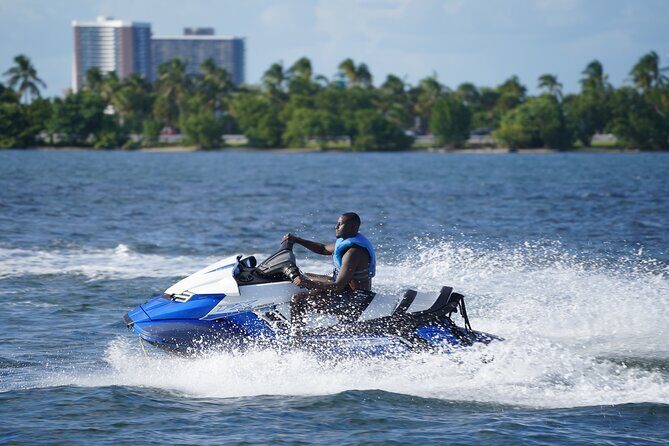 Ride the waves of Miami Bay with brand new Jet Skis - The Experience on the Water