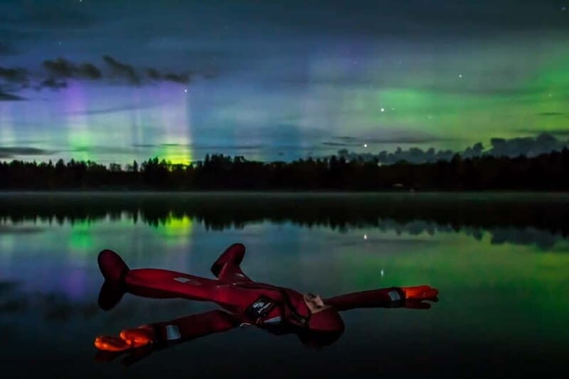 Rovaniemi: Aurora Borealis Autumn Lake Floating Experience - The Itinerary: What to Expect