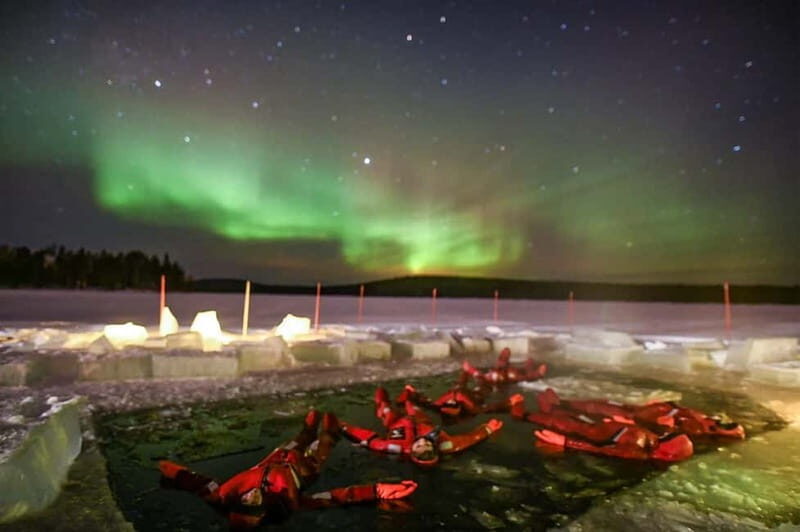 Rovaniemi: Ice Floating in Forest Lake with Aurora Borealis - Authentic Feedback from Participants