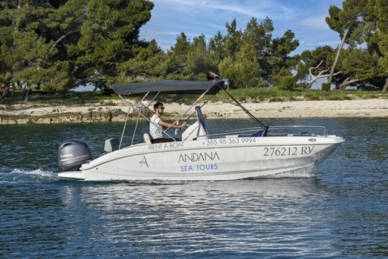 Rovinj or Vrsar: Lim Fjord & Rovinj islands Speedboat Tour - A Fully Customizable Speedboat Adventure