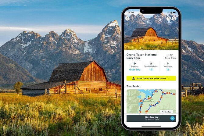 Self-Guided Grand Teton National Park Driving Tour - Detailed Breakdown of the Itinerary