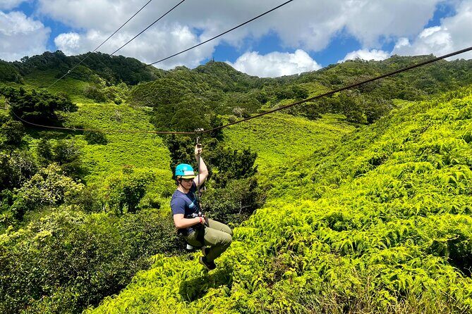 Shaka Zipline: 5 Line Zipline Tour (60 - 260 lbs) - The Sum Up