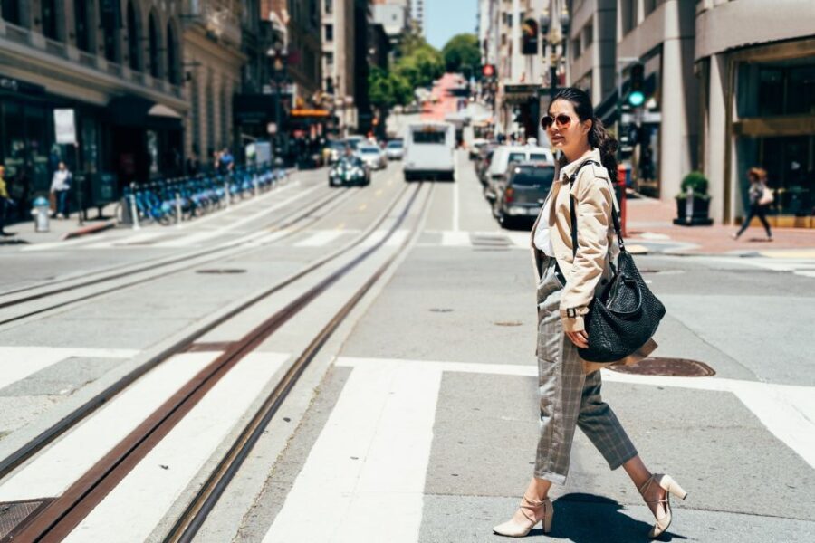 Street-style photoshoot in San Francisco Theater District - The Itinerary Breakdown