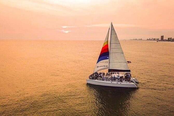 Sunset & Dolphin Catamaran Cruise with Island Time - Key Points