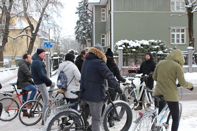Tallinn Winter Bike Tour with Cafe Stop - Breakdown of the Itinerary