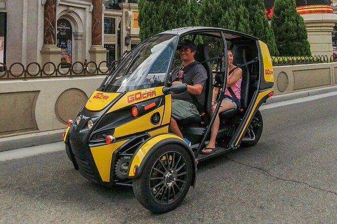 The Ultimate Las Vegas Tour by GPS Guided Talking GoCar - Exploring Las Vegas in an Electric GoCar