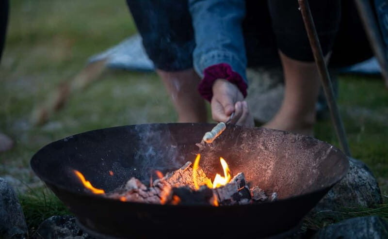 Tromsø: Midnight Sun with Campfire in the wilderness - Key Points