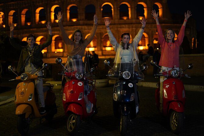 Vespa Scooter Night Tour in Rome with Professional Photographer - The Itinerary Breakdown
