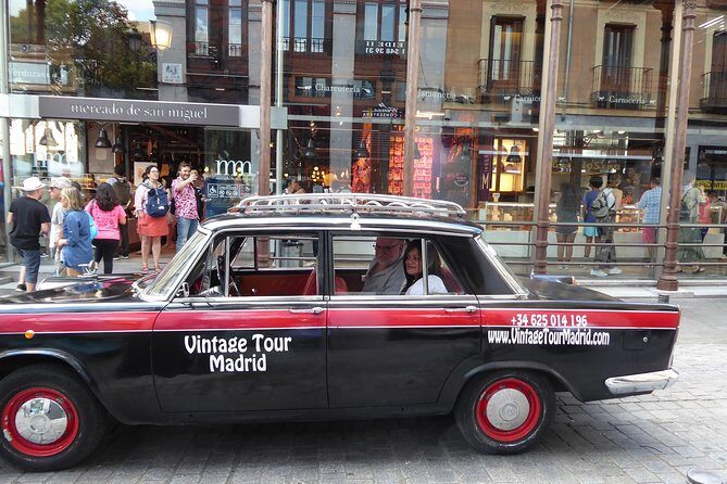 Vintage Tour Madrid Taxi 1500 - The Real Value of the Vintage Madrid Taxi Tour