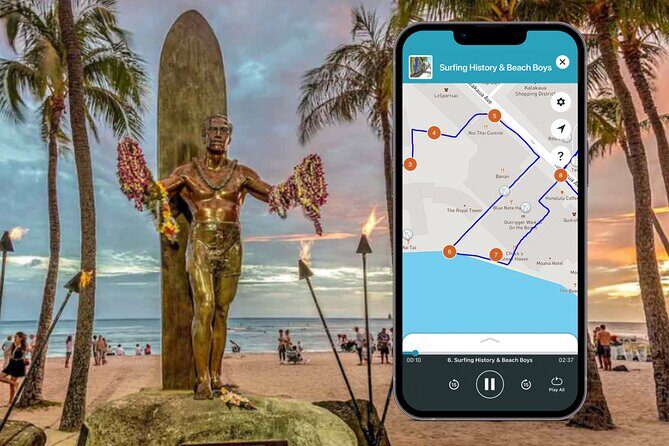 Waikiki Self-Guided Audio Walking Tour - Key Points
