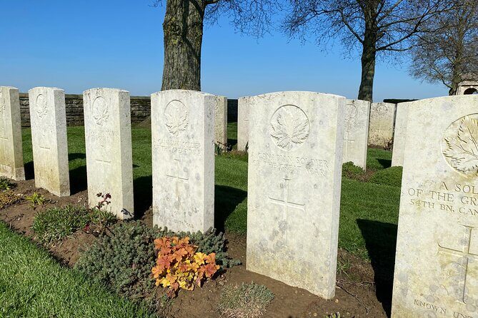 WW1 Canadian focused Tour including Vimy Ridge - The Balance of the Experience