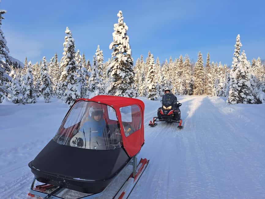 2h private snowmobile experience in Rovaniemi's forest - An In-Depth Look at the Snowmobile Experience