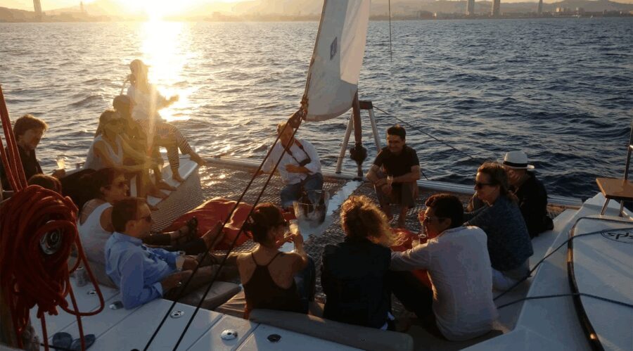 3h Sailing & Swim & Tapas: Gastronomic Esperience Barcelona - Heading Out from Port Olímpic: Starting the Day