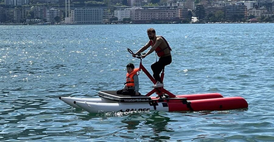 A Water Bike Adventure on Lake Lugano - What You Can Expect from the Water Bike Adventure