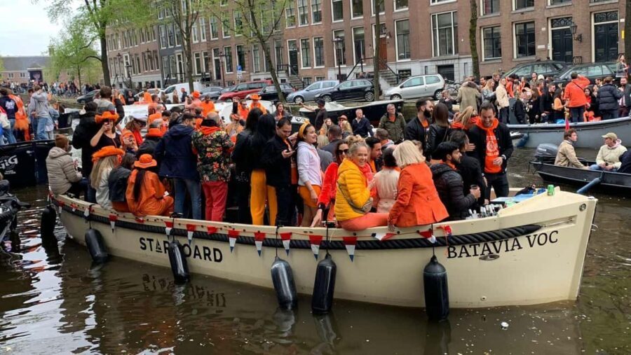 Amsterdam: 3 Hour Kings Day Boat Party with Unlimited Drinks - What Its Like on Board