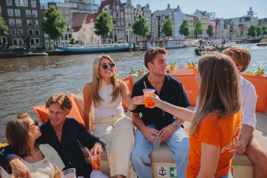 Amsterdam: Open Boat Cruise & Unlimited Drinks & Bite Option - The Itinerary: A Closer Look