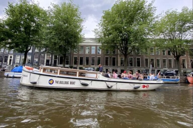 Amsterdam: The Bulldog Boat With 2 Drinks (420 Friendly) - What Travelers Love Most