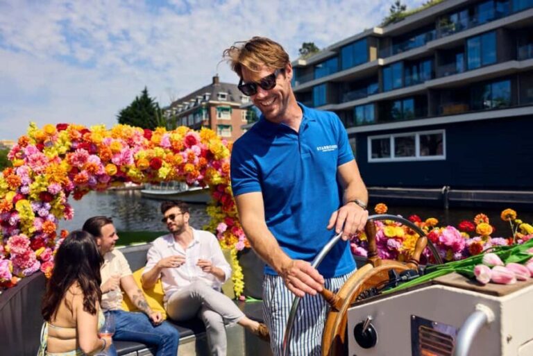 Amsterdam: The Original Flower Boat with Local Guide and Bar - Key Points