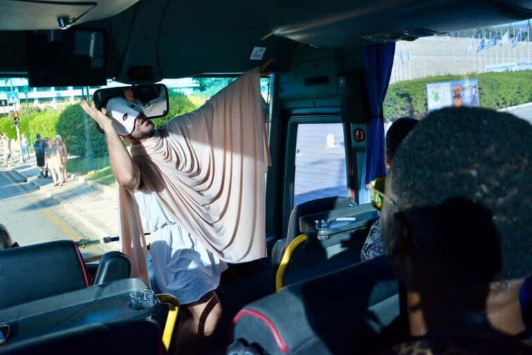 Athens: Greek Theatre Sightseeing Bus Tour