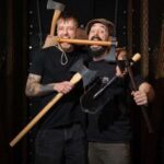 AXE THROWING & ENJOYING DRINKS IN COLOGNE'S FIRST AXE THROWING BAR - A Closer Look at the Experience