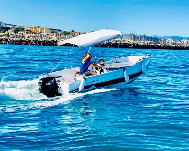 Benalmadena: 6-Seater Speedboat license-free Boat Rental - Practical Considerations and Tips