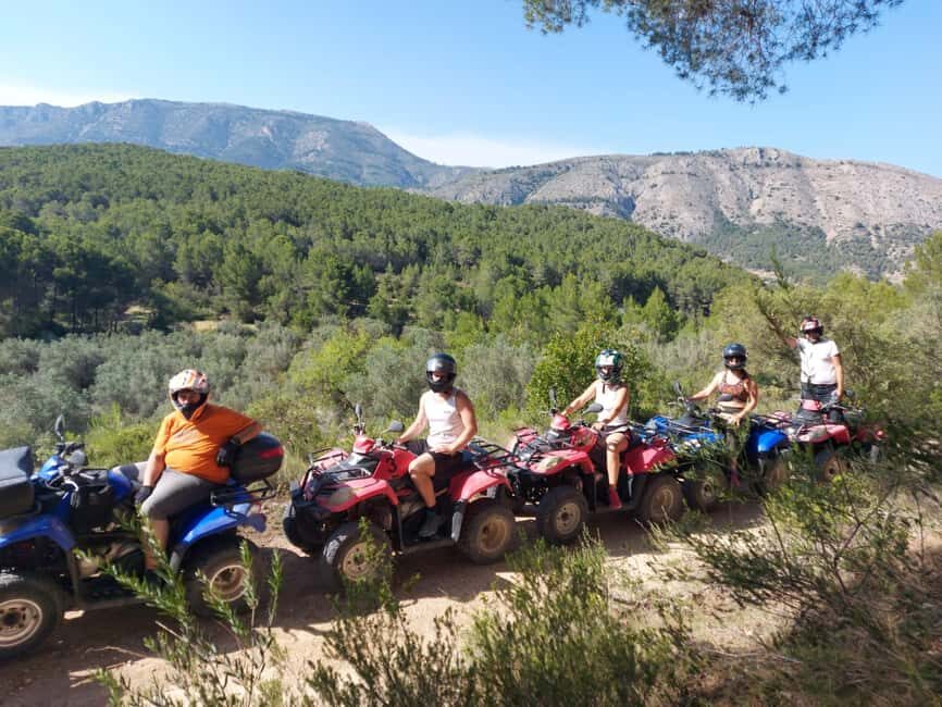 Benidorm: Two-seater quad bike tour with a stop at waterfalls for swimming - What to Know Before You Go