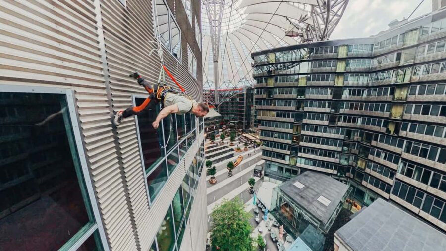 Berlin: House Running at "Das Center" Berlin 40m vertical! - The Itinerary in Detail