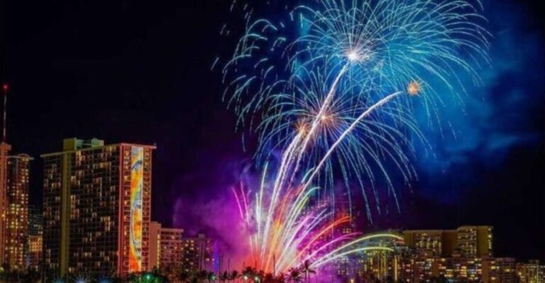 Board from Waikiki Beach: Friday Night Fireworks sail - The Itinerary in Detail