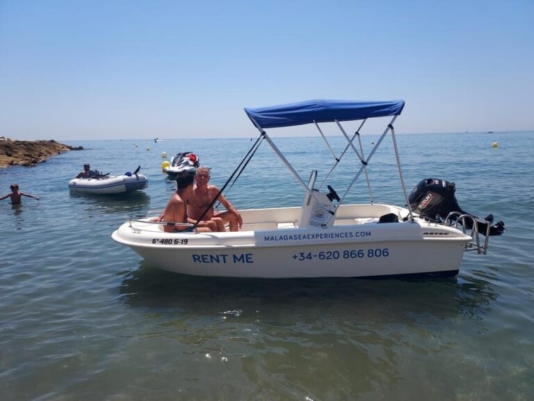 Boat rental without a license in Malaga city for 1-6 people. - What to Expect from Your Boat Rental Experience