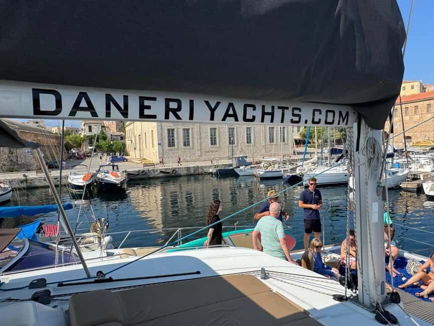 Chania Old Port: All-inclusive Catamaran Trip Agioi Theodori - The Itinerary: A Day on the Water