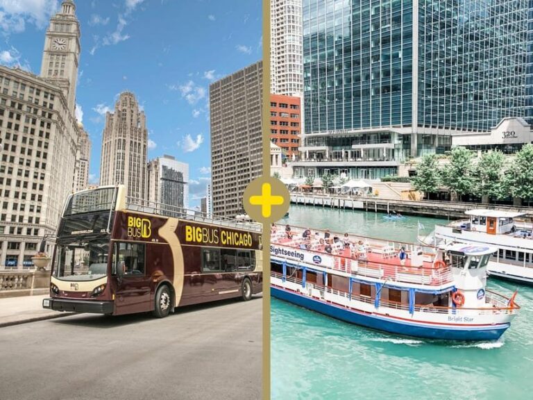 Chicago: Architecture River Tour and Hop-on Hop-off Bus Tour - The Itinerary in Detail