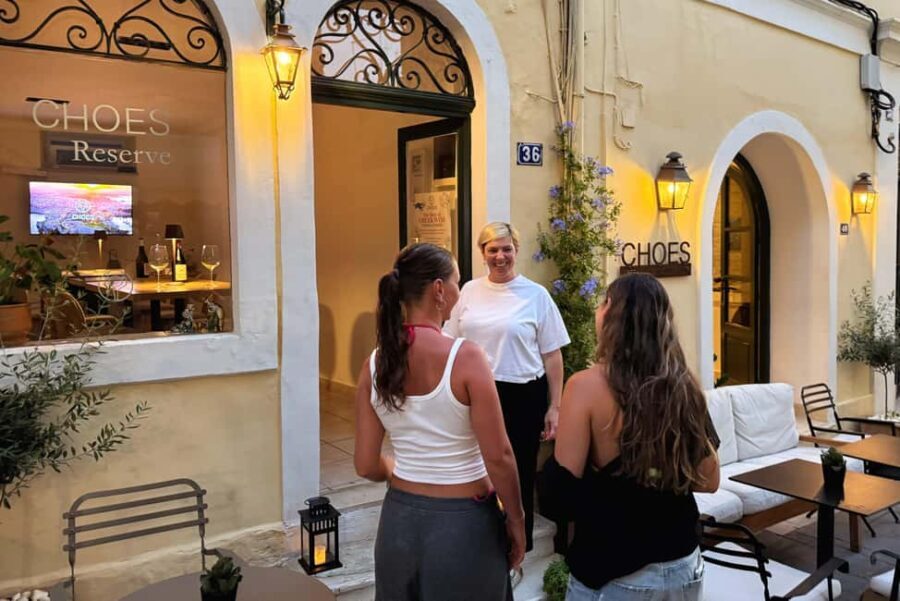 Corfu Old Town: Boutique Wine Tasting at CHOES Reserve - What to Expect During the Experience