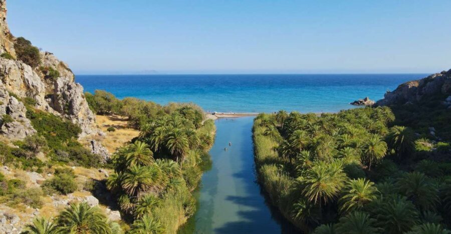 Crete: Preveli Tropical Beach and Palm Forest - Transportation and Timing